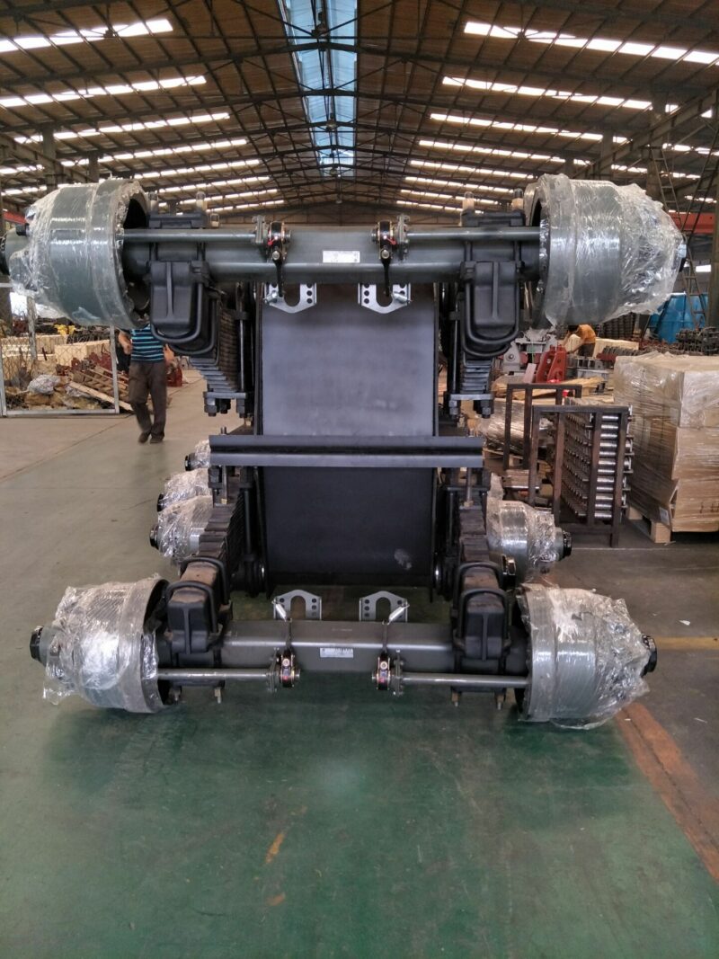 Heavy duty bogie suspension axles system for sale 32T 30T 28T 2025 ...